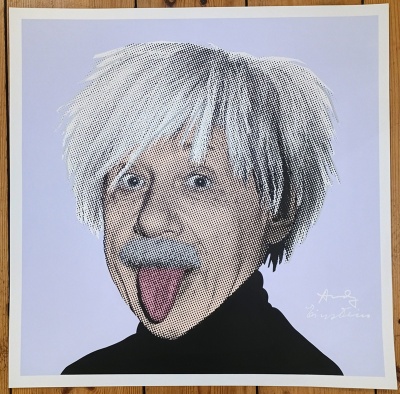 "Andy Einstein" limited edition screenprint by Richard Pendry ...