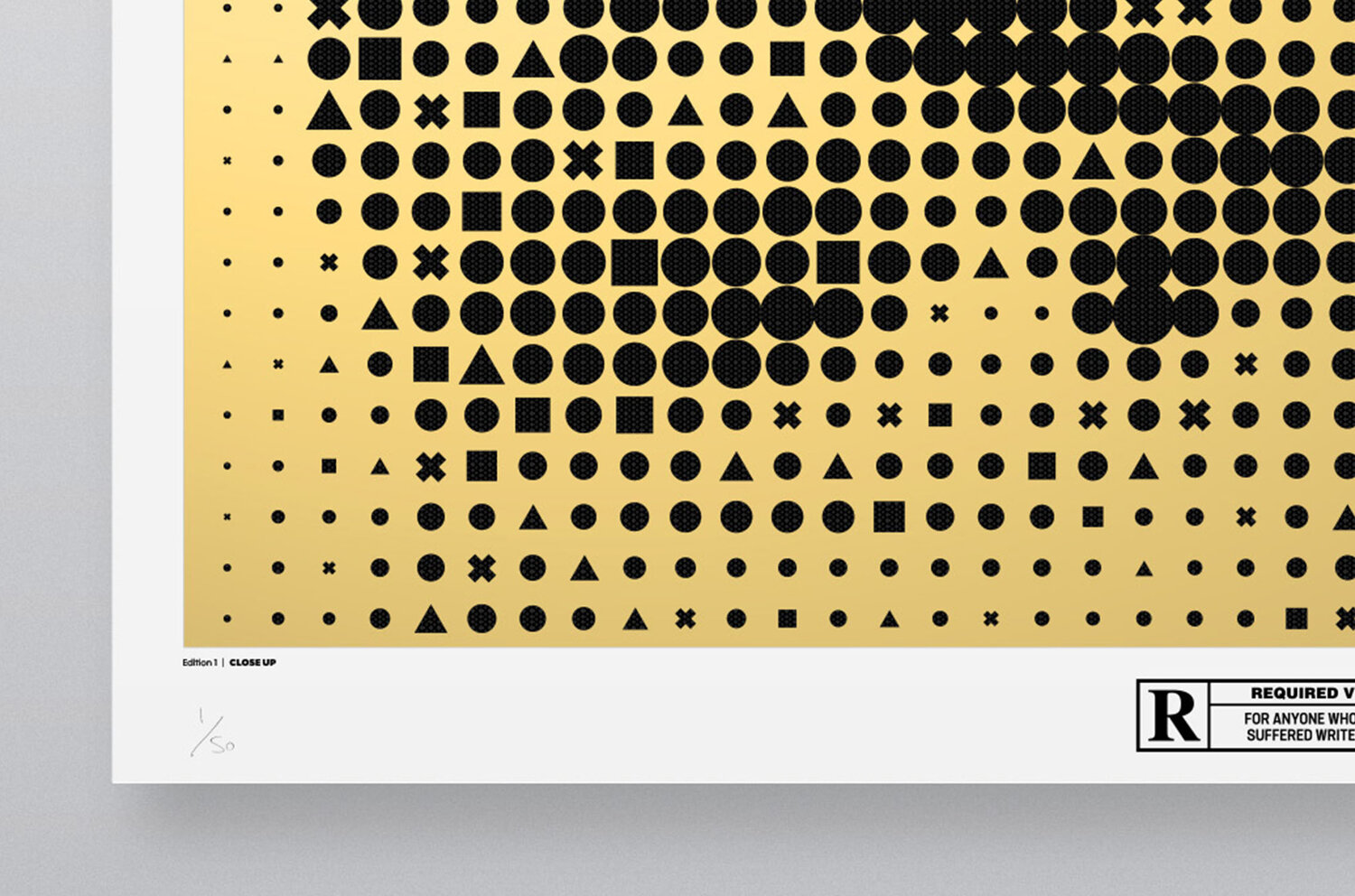 "The Shining (Gold)" limited edition screenprint by Inkcandy ...