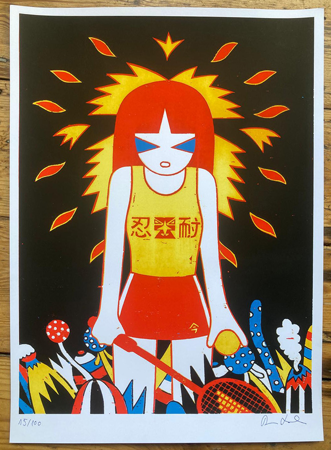 "Straight Play" limited edition screenprint by Roman Klonek ...