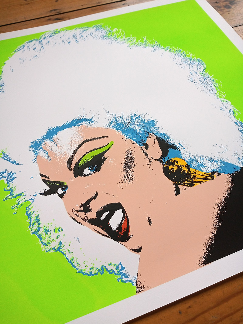 "Divine (green edition)" limited edition screenprint by Richard Pendry ...