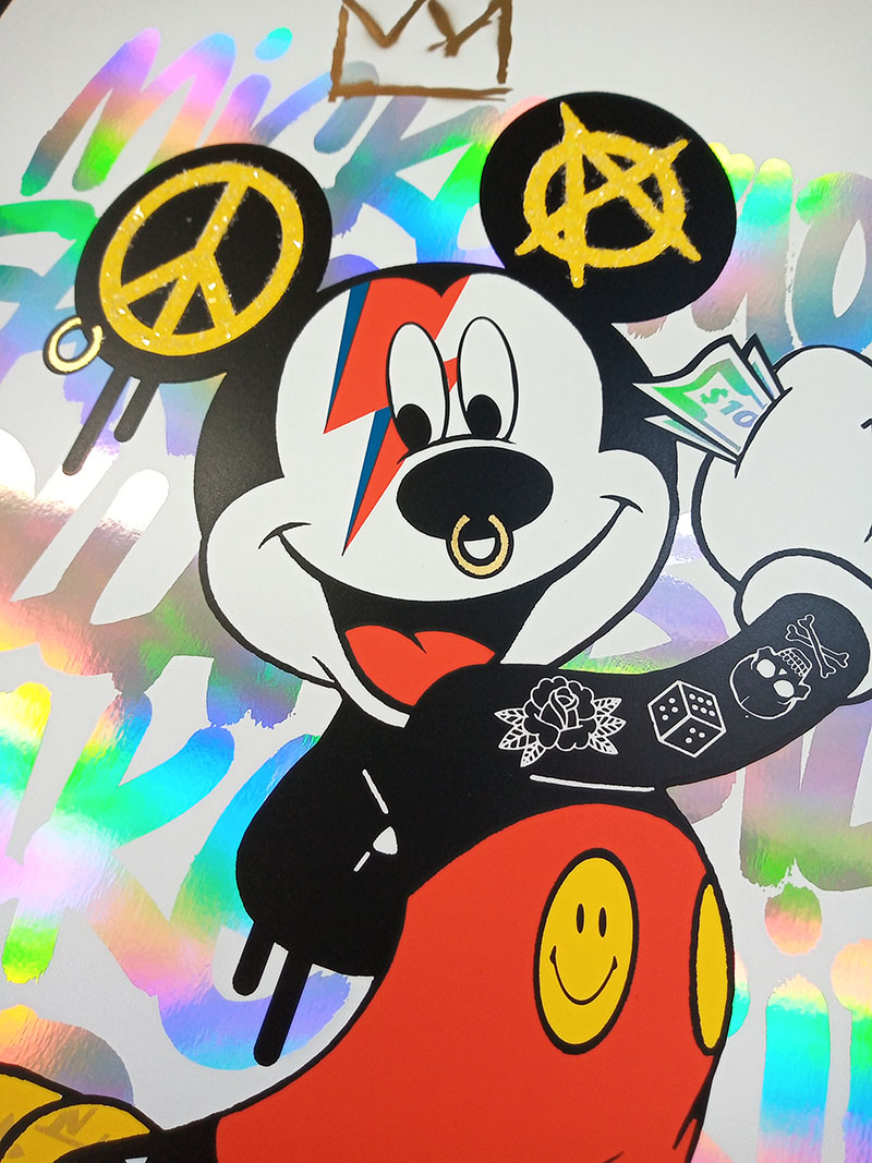 "Taking the Mickey - Urban Art" screenprint by Richard Pendry ...