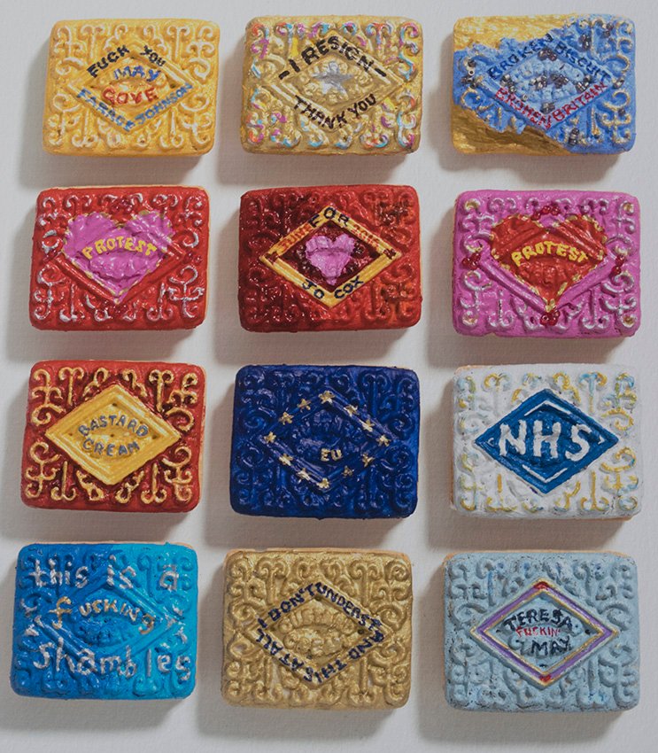 "Protest Biscuits" limited edition print by Sian Pattenden ...