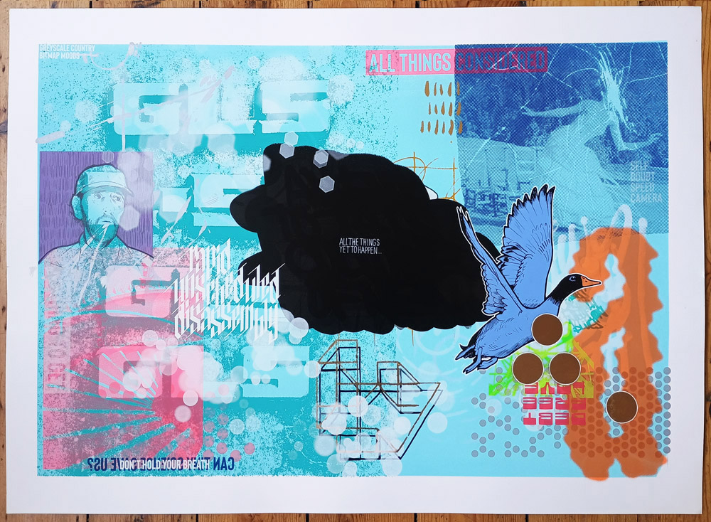 "Debt Free Love" limited edition screenprint by Richard Pendry ...