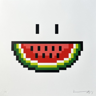 "Watermelon" screenprint by Richard Pendry - atomgallery.co.uk